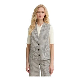Sessun Baumwollweste - - Jackets - Damen - Beige - XS