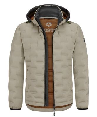 Milestone Steppjacke MSBrayden mit abnehmbarer Kapuze und Waterproof-Rei&szlig;verschl&uuml;ssen