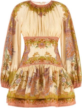 Zimmermann Femme, Robes, Multicolore, Taille: 40 FR Indra Floral Scarf Dress
