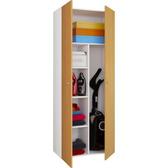 ebuy24 Holz Besenschrank Putzschrank Vandol K