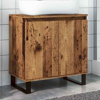 vidaXL Armoire de salle de bain vieux bois 58x33x60 cm bois ing&eacute;nierie Vidaxl