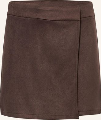 s.Oliver S.Oliver Red Skort In Lederoptik braun