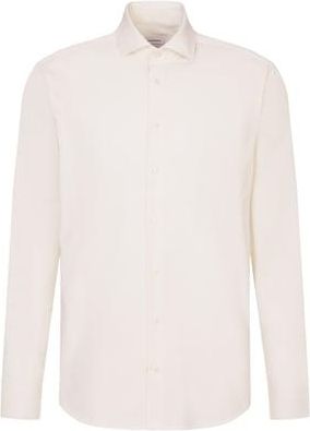 Seidensticker Chemise droite unie en coton