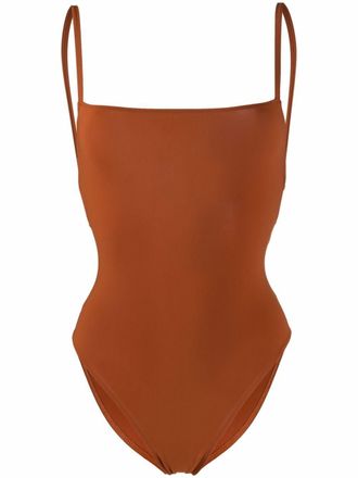 Lido maillot de bain &agrave; fines bretelles - Marron
