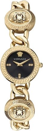 Versace Femme, Accessoires, Jaune, Taille: ONE Size Stud Icon Watch
