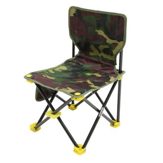 Pretyzoom Klappbarer Outdoor Angelstuhl aus Oxford Faltbarer Campinghocker Leichter Stabiler Barbecue Sitz für Angler und Freizeit im Garten Am Strand und Beim 