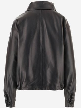Darkpark Womens Jacket Lambskin Black Leather