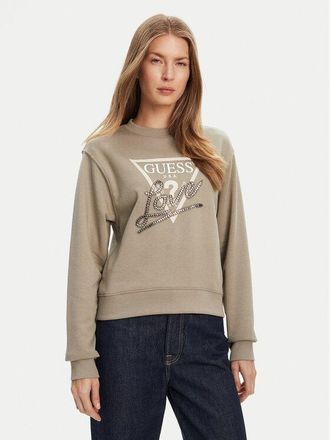 Guess Sweatshirt W5YQ06 KB681 Gr&uuml;n Regular Fit