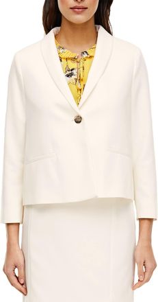 s.Oliver Black Label Damen 150.10.003.15.152.2010841 Blazer, 0700 Antique White, 46