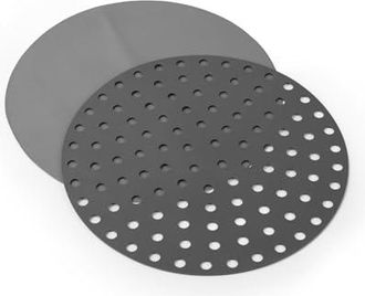 Salter Salter Runde Airfryer-Einlagen - 2er-Set, leicht zu reinigen, sp&uuml;lmaschinengeeignete, wiederverwendbare Silikon-Schalen, PFAS-frei, 23 cm Ma&szlig;e, bis zu