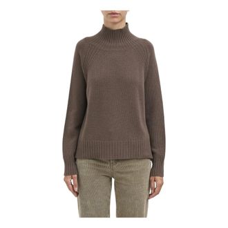 Dondup Maglia Regular-fit Collo Alto - Femme - Pulls - Brun - Taille: 40 FR