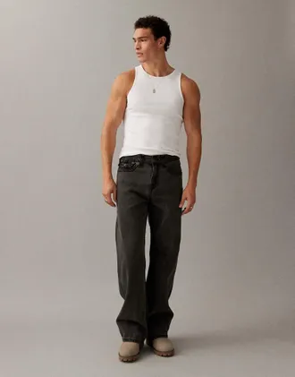 True Religion Vinny - Jean ultra-baggy - Gris d&eacute;lav&eacute;