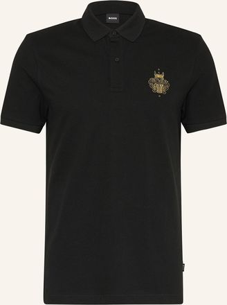 HUGO BOSS Piqu&eacute;-Poloshirt Qiang_Cny schwarz