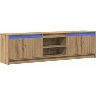 vidaXL Vidaxl - Meuble tv Marron 182 x 34 x 50 cm Bois dingénierie