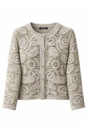 Frank Walder Cardigan mit Knopfleiste