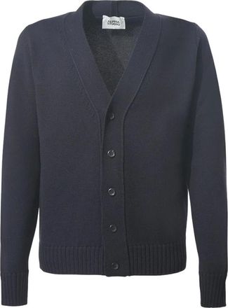 Alpha Studio Cardigan - Homme - Pulls - Bleu - Taille: 2XL