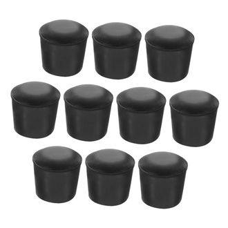 Angoily 10 St&uuml;ck Teiliges rutschfeste Gummif&uuml;&szlig;e M&ouml;bel Schutzabdeckungen Sto&szlig;d&auml;mpfend f&uuml;r Tischbeine K&uuml;chenst&uuml;hle Vielseitig Einsetzbar Einfache Reinigung und 