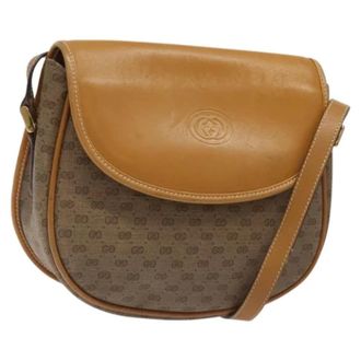 Gucci Pre-owned Cuir sacs-gucci - Femme - Pre-owned - Beige - Taille: ONE Size