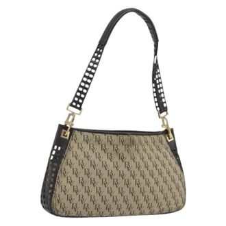 Bottega Veneta Pre-owned Vintage Canvas Shoulder Bag - - Pre-owned - Damen - Braun - ONE SIZE