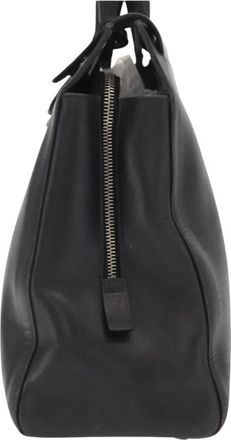 Prada unisex, Pre-owned, Noir, Taille: ONE Size Sac fourre-tout &agrave; poign&eacute;e sup&eacute;rieure en cuir vintage Pre-owned