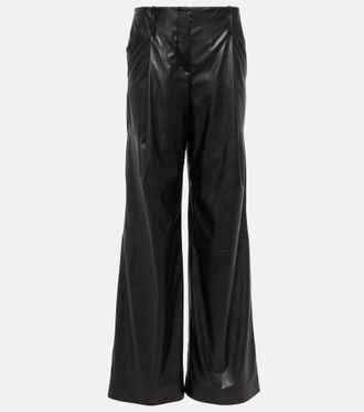 Dorothee Schumacher Pantalon Sleek Comfort en cuir synthétique