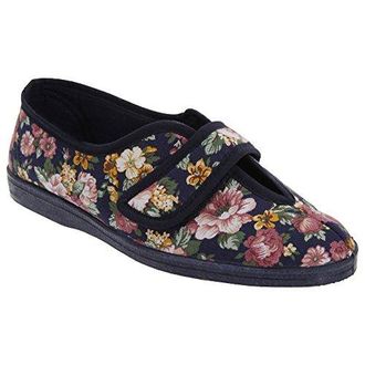 Sleepers Wilma - Chaussons en Toile - Femme (37 EUR) (Bleu Marine)