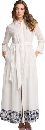 Kocca Femme, Robes, Blanc, Taille: 40 FR Chic Comfort Fit Shirt Dress