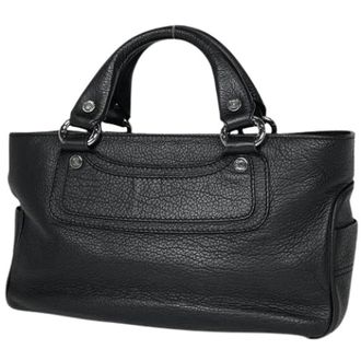 Celine Pre-owned Cuir sacs-celine - Femme - Pre-owned - Noir - Taille: ONE Size