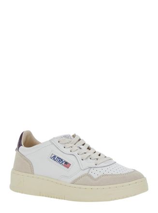 Autry Womens Low Top Sneakers Medalist White Leather Trainers