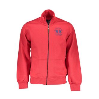 La Martina La Martina Rosso Baumwoll Herren Sweatshirt