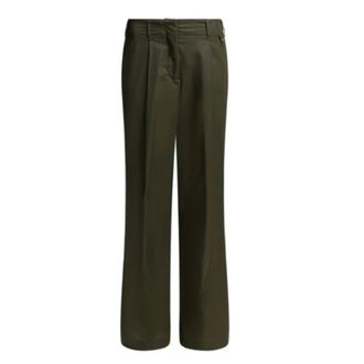 Herno Femme, Pantalons, Vert, Taille: 40 FR Pantalons in Tropical Wool