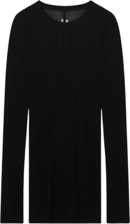 Rick Owens Femme, Tops, Noir, Taille: 42 FR Long Sleeve Hauts