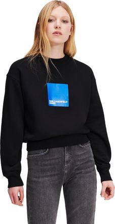 Karl Lagerfeld REGULAR FIT LOGO SWEAT, SCHWARZ, XS