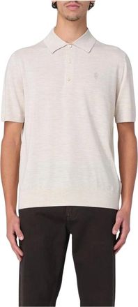 Burberry Homme, Tops, Beige, Taille: L Knitted Polo