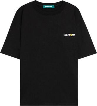 Barrow Barrow, Homme, Tops, Noir, Taille: XS T-Shirt en jersey