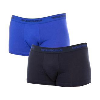 Emporio Armani 2er-Pack Retro-Boxer- Elastische Baumwolle - - Underwear - Herren - Mehrfarbig - S