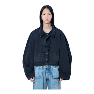 Maison Margiela Oversized Denim Jacket - - Jackets - Damen - Schwarzk - S