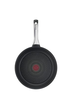 T-fal Bratpfanne Excellence, Schwarz, Metall, rund, backofengeeignet, antihaftbeschichtet, Kochen, Pfannen, Bratpfannen