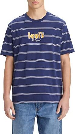 Levi's Ss Relaxed Fit Tee T-Shirt Homme, Tassel Naval Academy, M