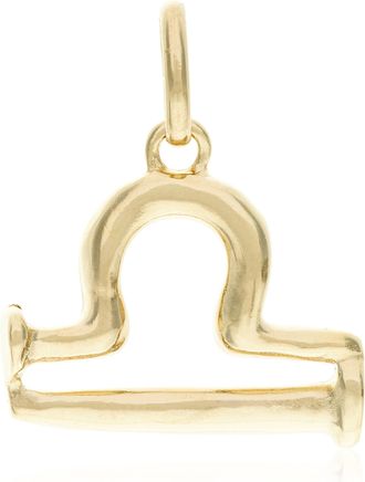 Uno De 50 UNO de 50 18 Karat vergoldeter Anhänger in Form eines Sternzeichens, Einheitsgröße, Gelbgold, Kein Edelstein