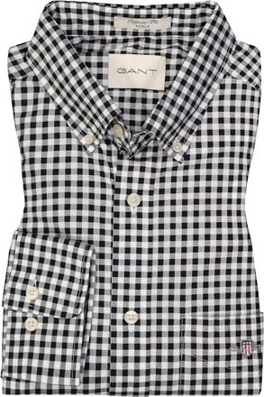 GANT Herren Hemd schwarz kariert