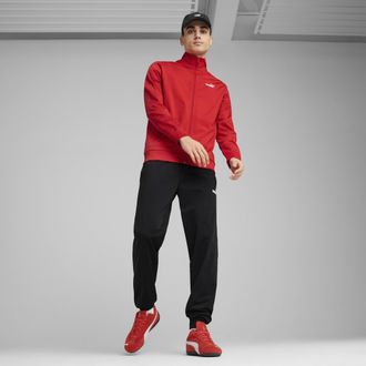 Puma Surv&ecirc;tement en poly Essentials Homme, V&ecirc;tements, Rouge, XXL
