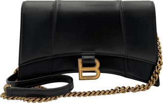 Balenciaga Crossbody Bags - Balenciaga Hourglass Chain - Black - Gr. unisize - in Schwarz - f&uuml;r Damen