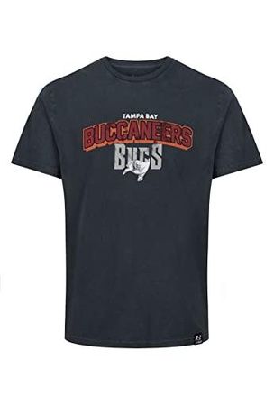 Recovered Clothing Tampa Bay Buccaneers Black NFL Galore Washed T-Shirt