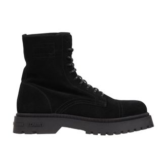 Tommy Jeans Schwarze l&auml;ssige Kn&ouml;chelstiefel f&uuml;r Herren - - Shoes - Herren - Schwarzk - 41 EU