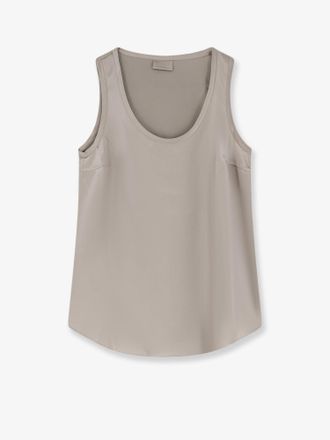 Brunello Cucinelli Stretch silk top - BRUNELLO CUCINELLI - gender_Woman