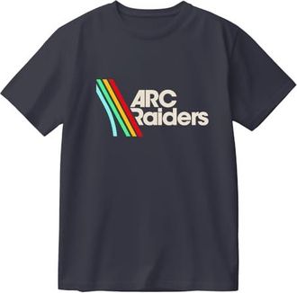 Generic ARC Raiders T-shirt en coton à manches courtes et col rond pour homme et femme, gris, S