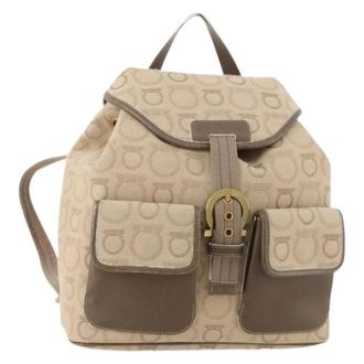 Ferragamo Damen, Pre-Owned, Beige, ONE SIZEGr&ouml;&szlig;e
