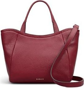 Radley London London Muswell Lane Petite poign&eacute;e zipp&eacute;e en cuir pour femme, rouge carmin, S