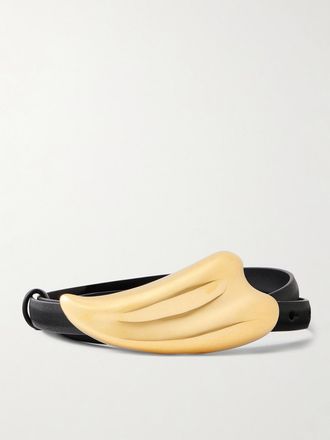 Tom Ford Ceinture En Cuir Texturé Liza - Noir